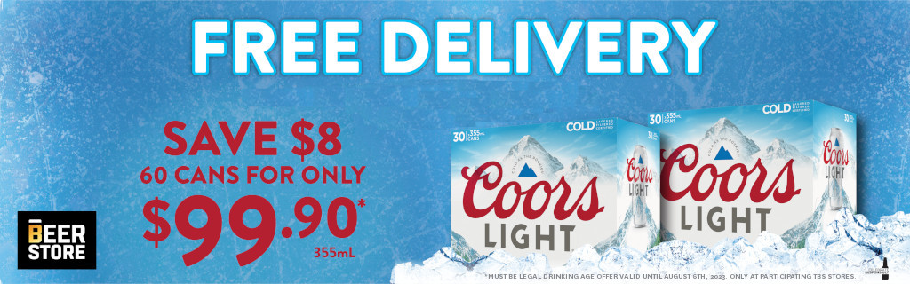 Coors Light by Molson's Brewery Of Canada Limited | Beer Store Delivery
